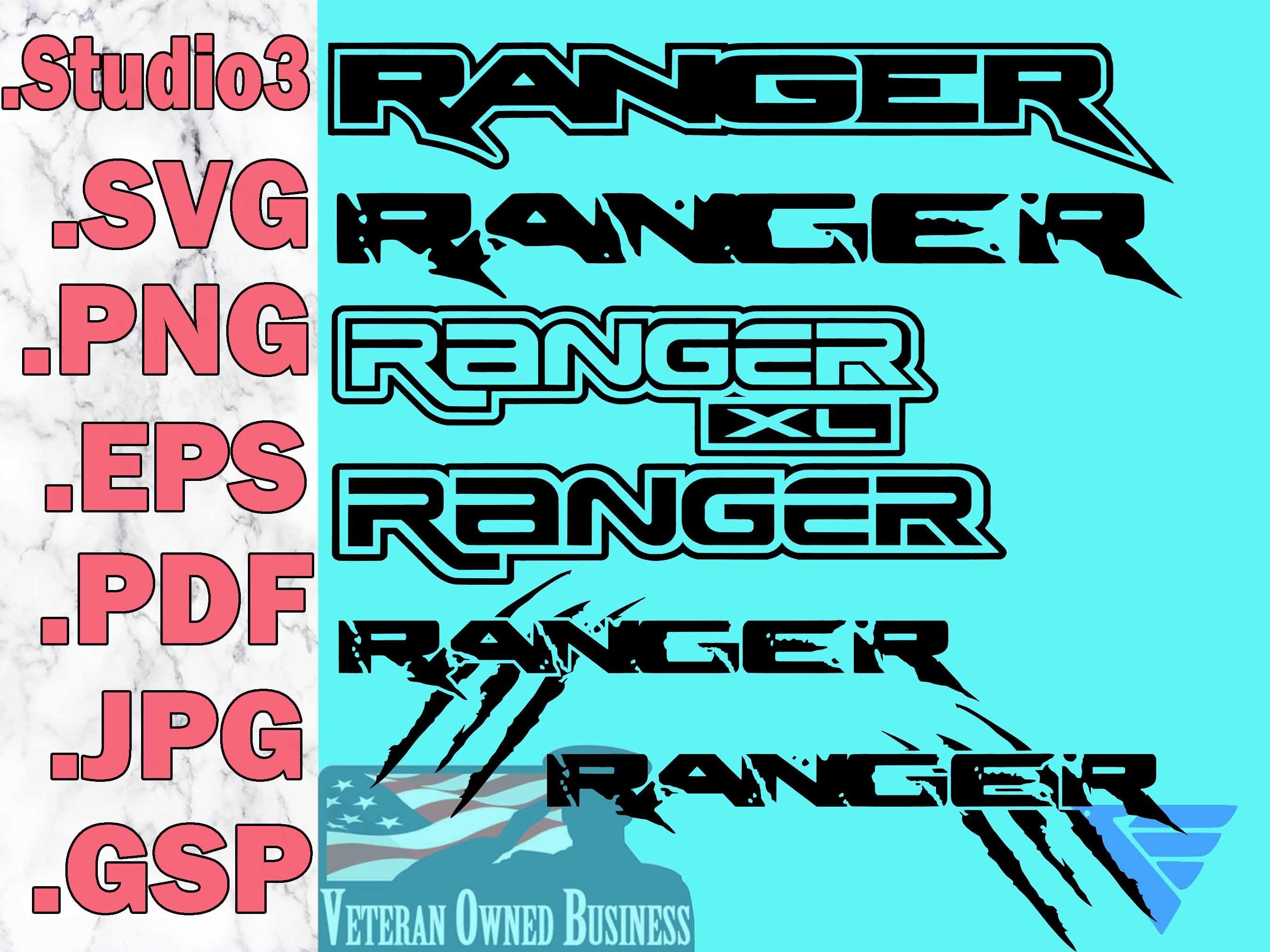 Ranger Digital Files Raptor Style XL Studio3 Svg Png Eps Pdf Jpg Gsp ...