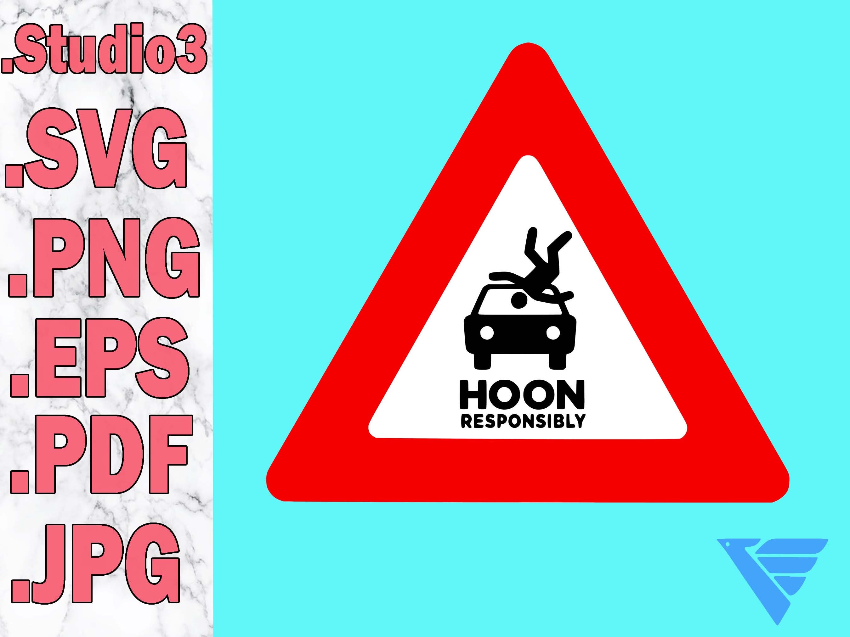 Hoon Responsibly Digital File Svg Eps Jpg Pdf Studio3 Png Silhouette ...