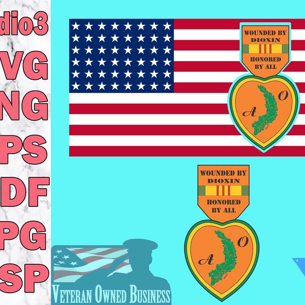 Agent Orange Medal and Ribbon - Etsy