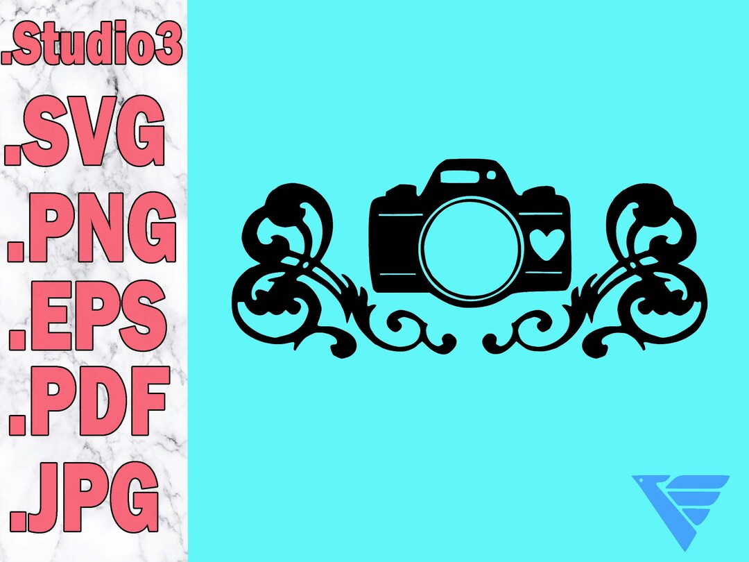 DSLR Camera Filigree Digital File Svg Eps Png Jpg Pdf Studio3 ...