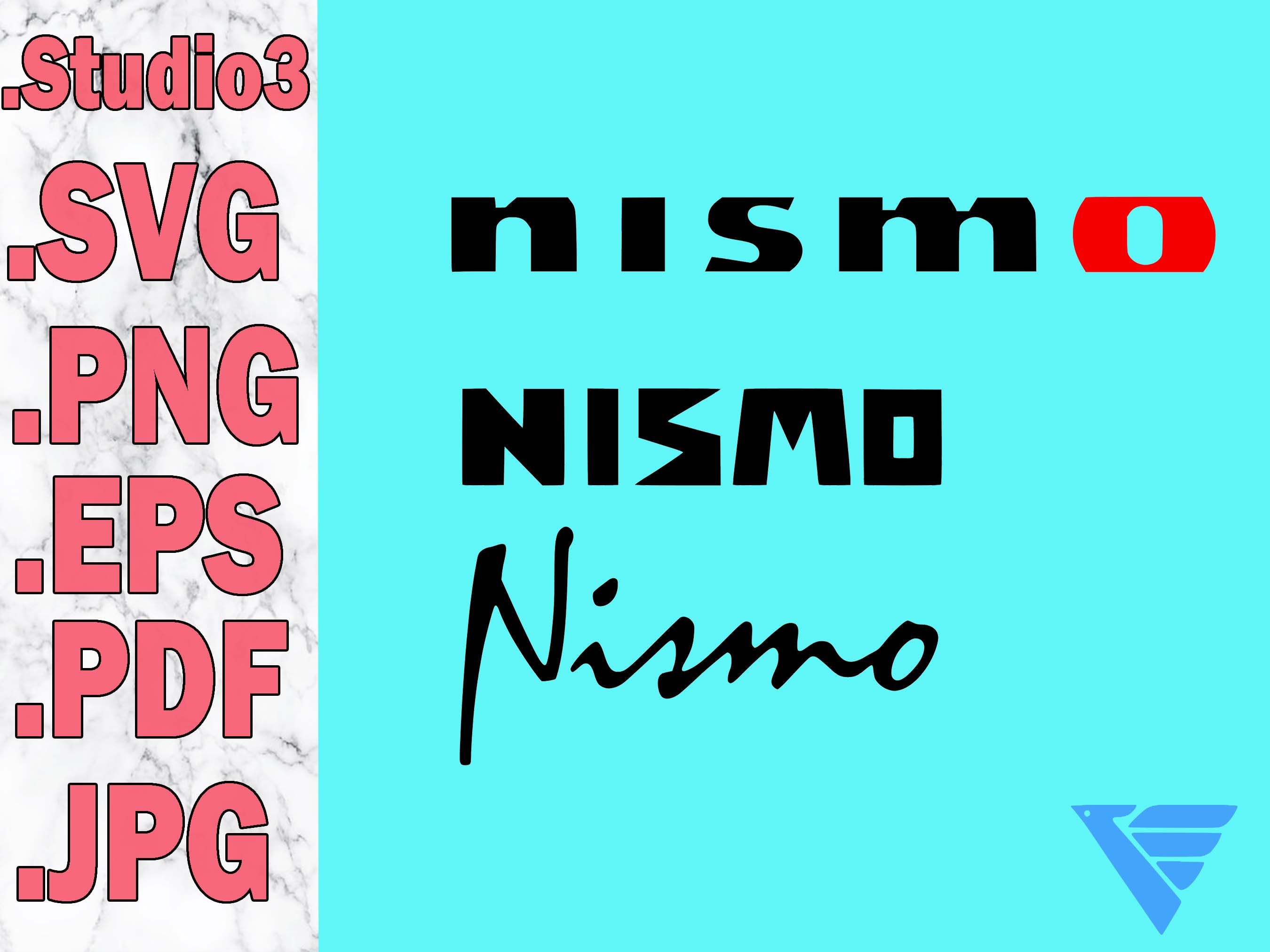 Nissan Nismo Digital File Svg Png Eps Svg Studio3 Pdf Silhouette Cut ...