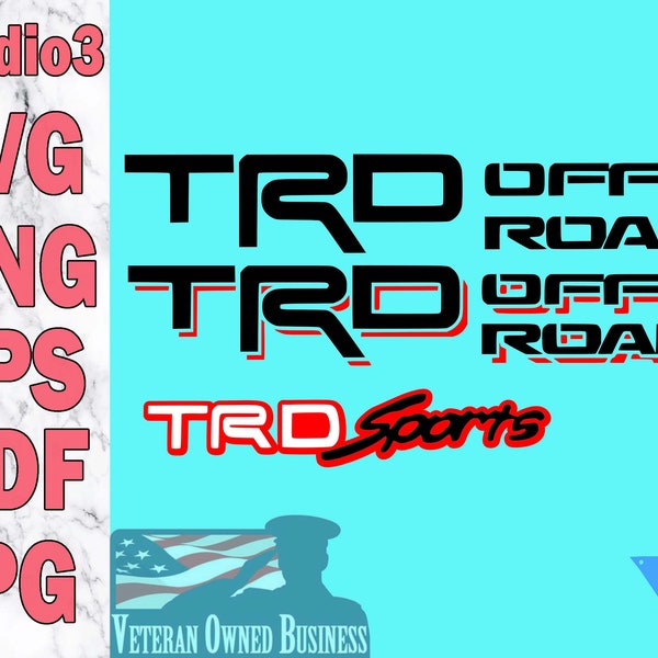Toyota Trd Svg - Etsy