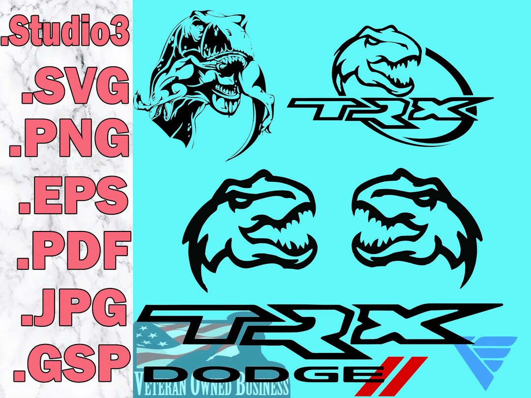 TRX Digital Files Studio3 Svg Png Eps Pdf Jpg Gsp Raptor Cameo Cut ...