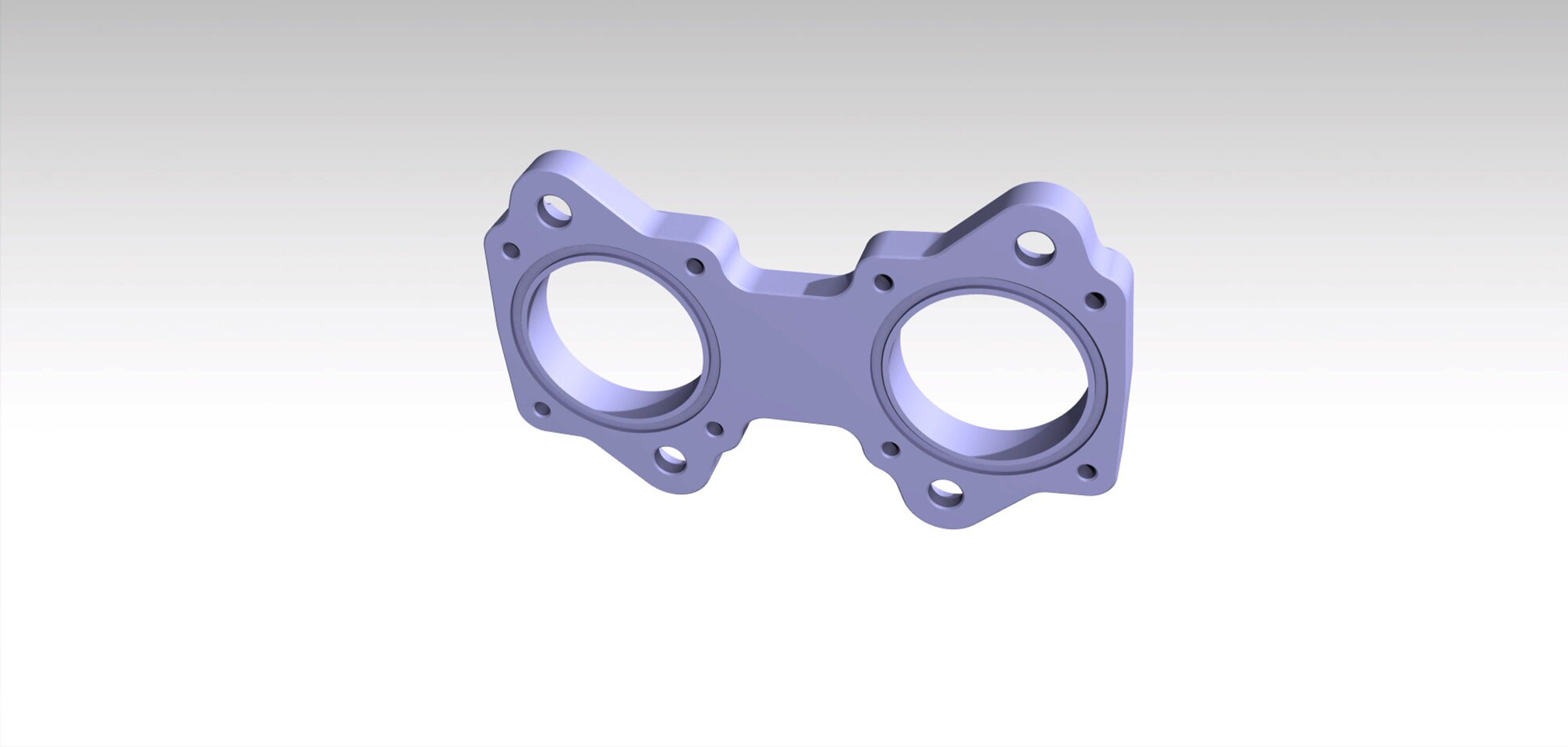 Flange Adapter From Weber DCOE 45 to 46x46 Individual Throttle Bodies ...