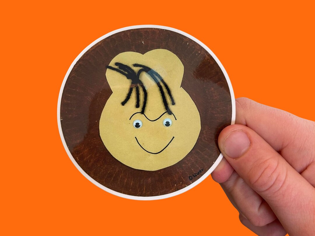 Gorilla Sticker | Glossy Vinyl Die Cut Sticker - Etsy