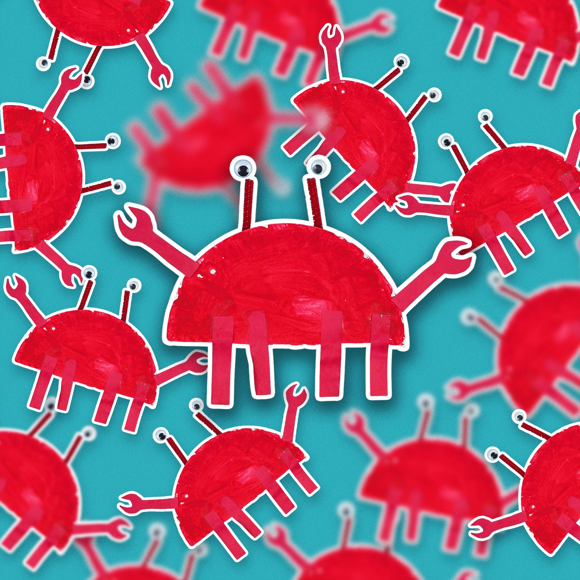 Crab Sticker | Glossy Vinyl Die Cut Sticker - Etsy