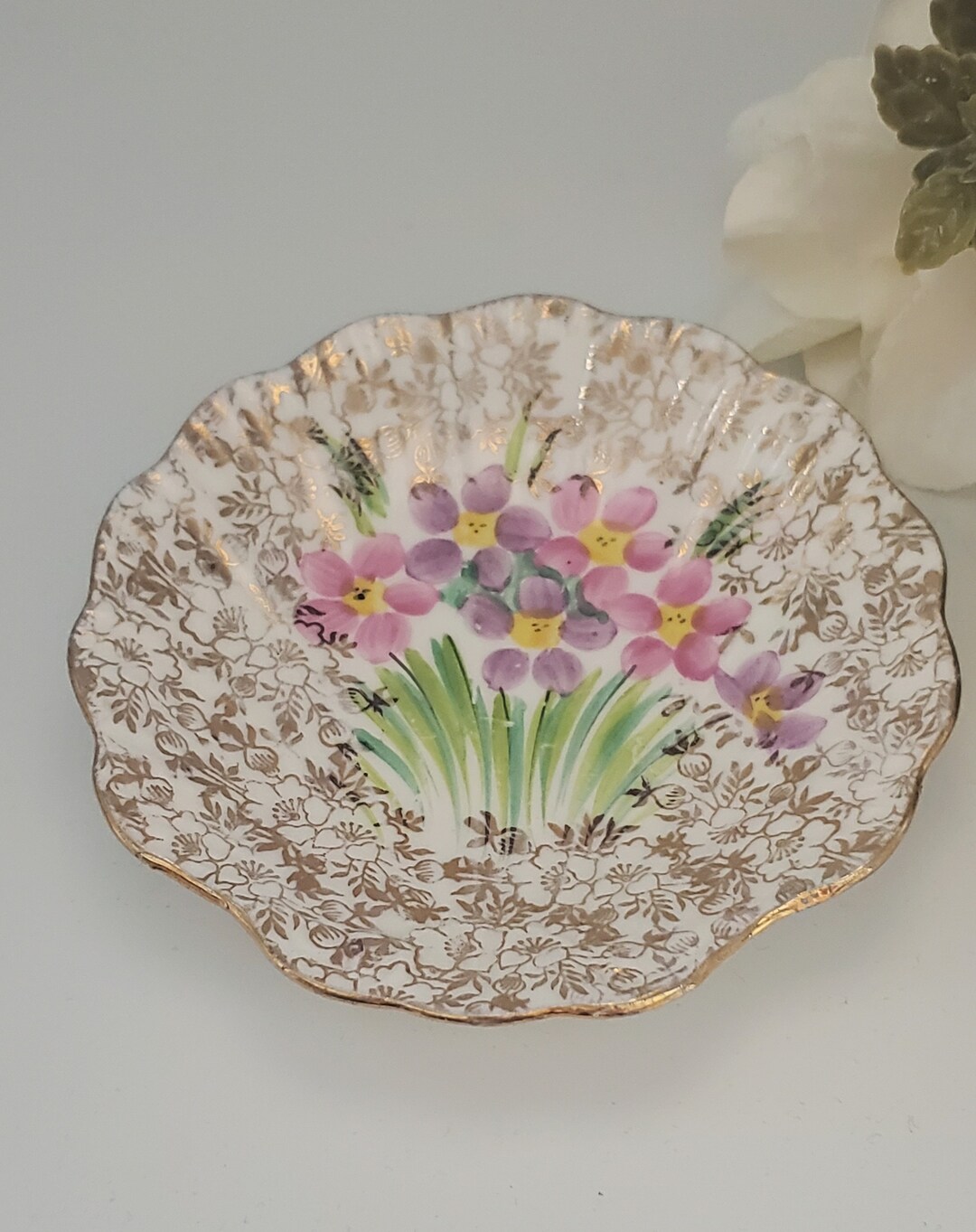 Phoenix Bone China Shell Shaped Soap Dish / Trinket Dish Made in ...