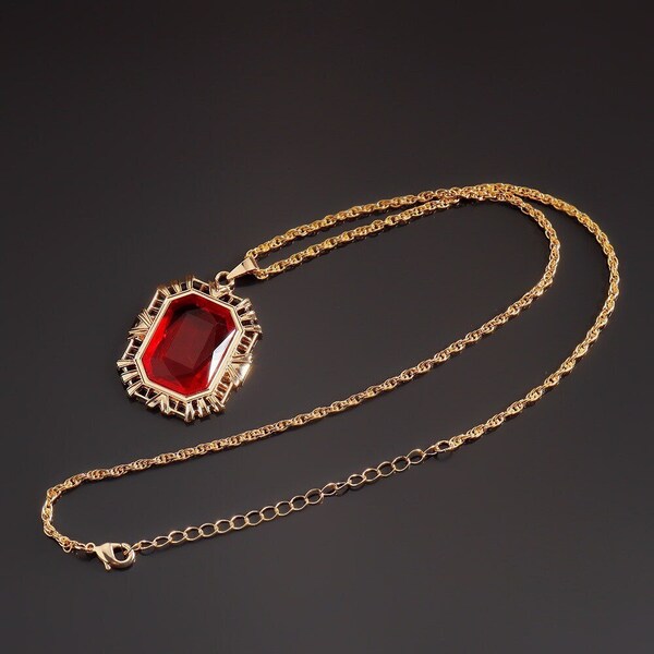 Ruby Pendant - Etsy