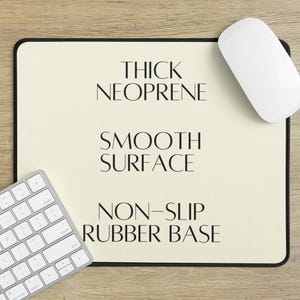 Neon Tech Nerd Mousepad | New Office Mouse Pad | Cool Print | Fun ...