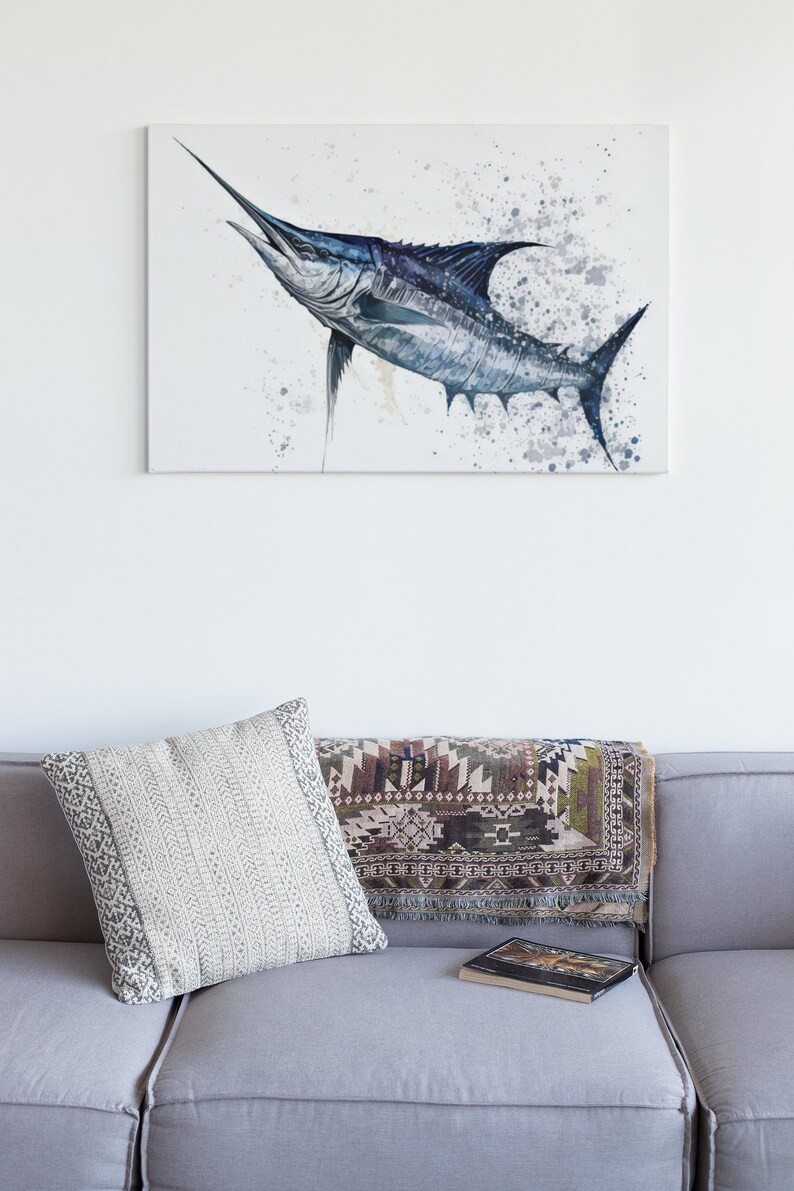 Swordfish Wall Art Digital Download for Fisherman Birthday Gift ...