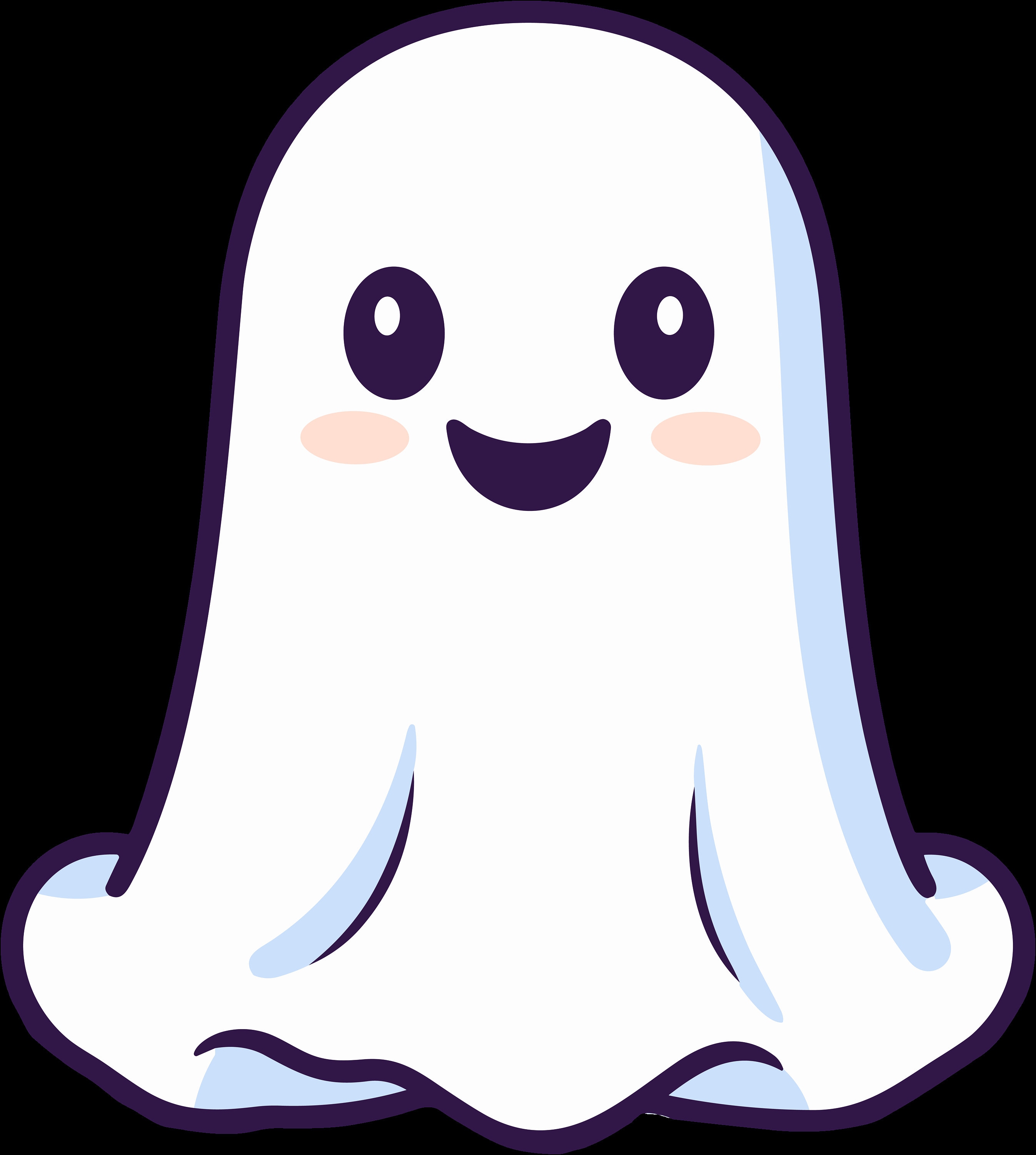Kawaii Ghosts SVG + PNG Cricut Bundle, Fun Halloween Horror Cartoons ...
