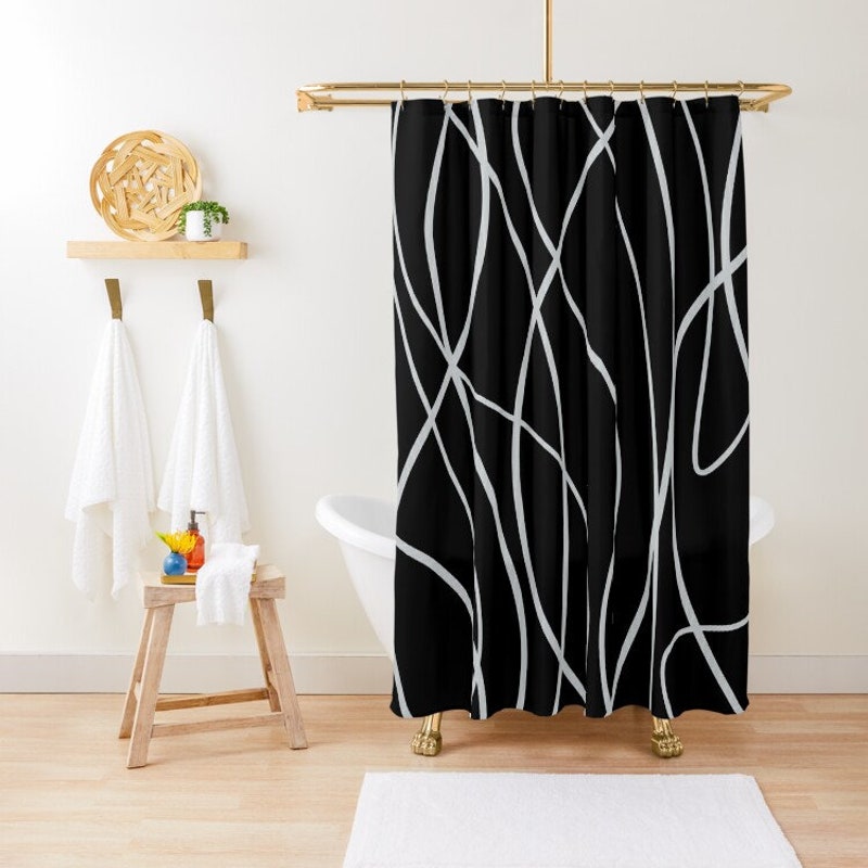 Shower Curtain Sleek - Etsy
