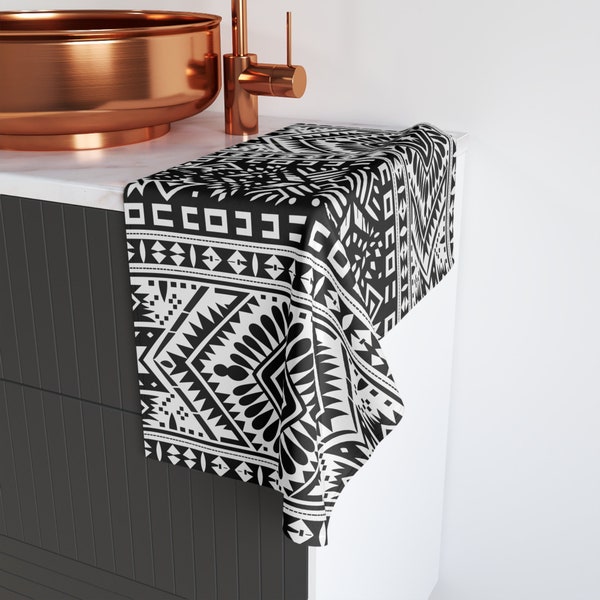 Geometric Hand Towel - Etsy