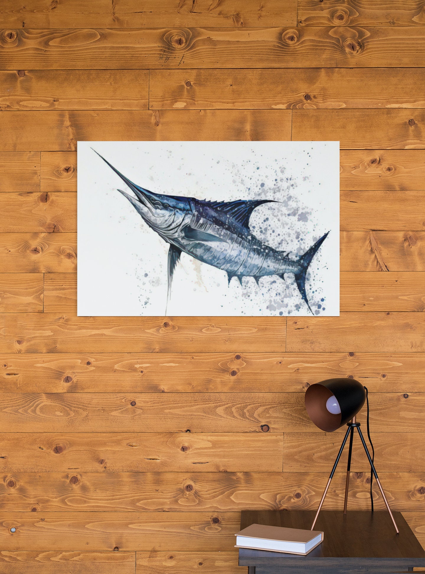 Swordfish Wall Art Digital Download for Fisherman Birthday Gift ...