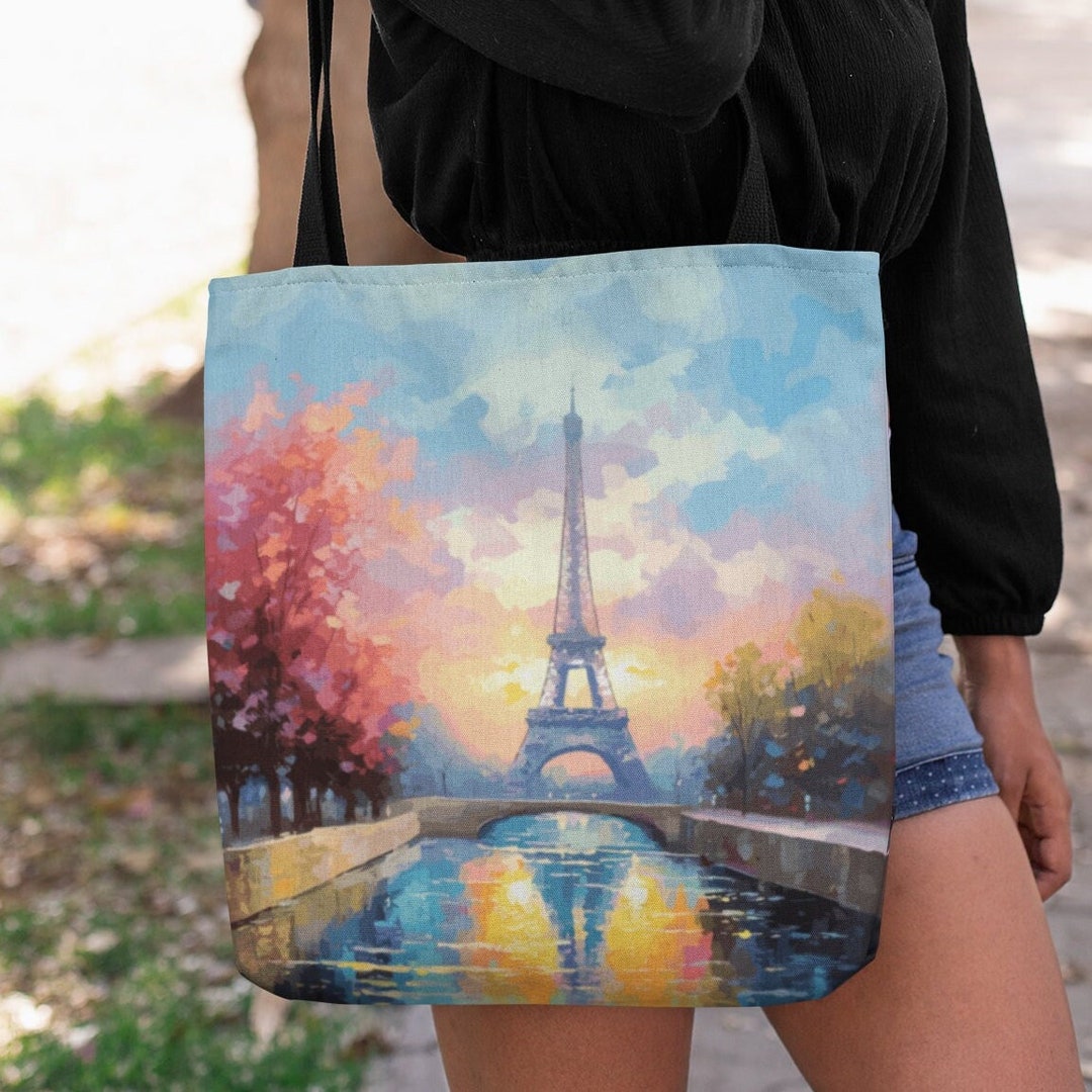 Eiffel Tower Tote Bag | Three Different Sizes | Reusable Shopping Bags ...