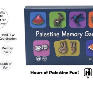 Children's Palestine Memory Game - Etsy