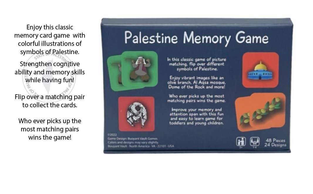 Children's Palestine Memory Game - Etsy