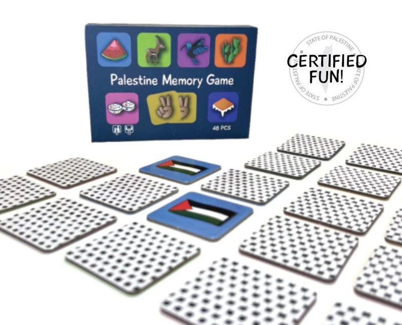 Children's Palestine Memory Game - Etsy