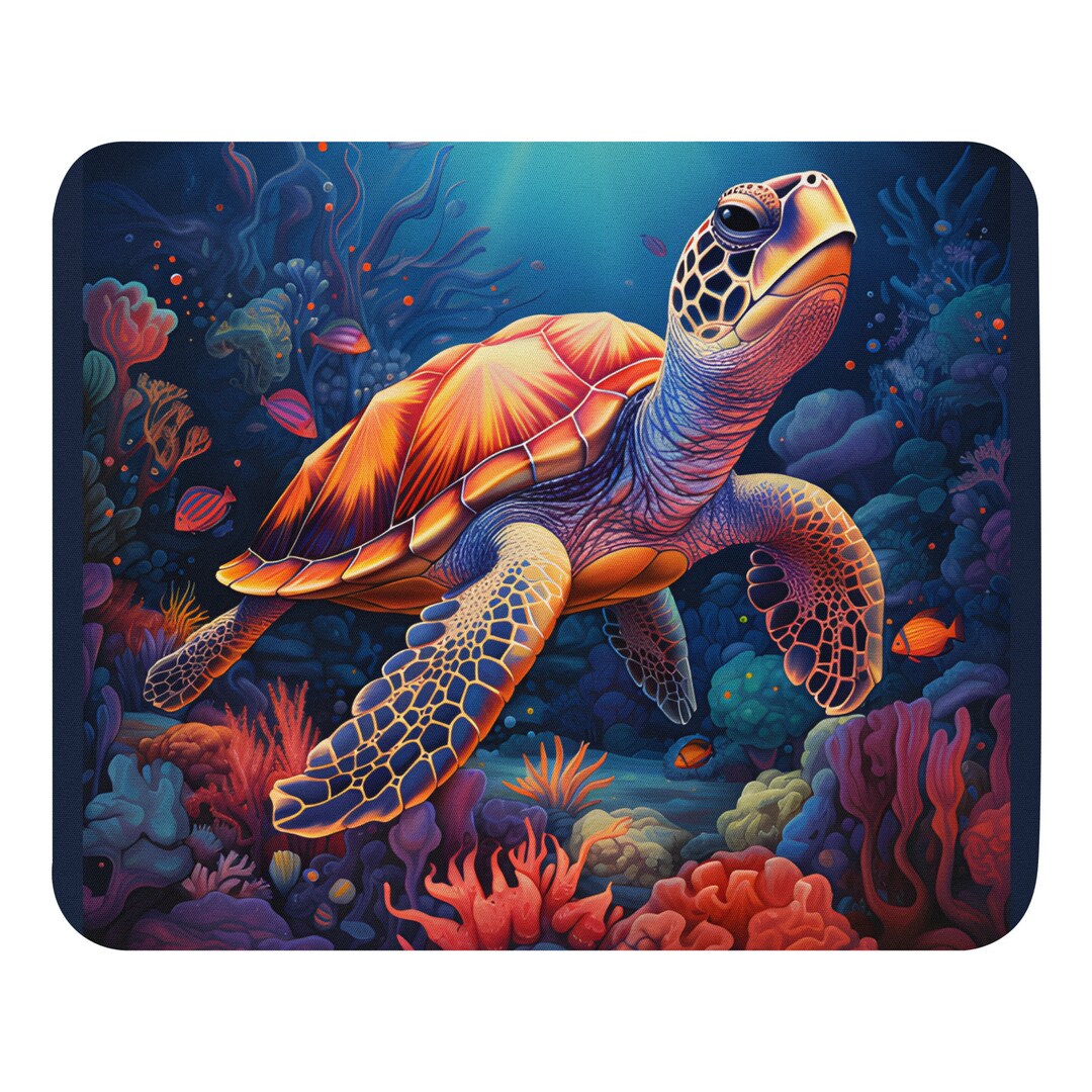 Sea Turtle Mouse Pad Nature Lovers Gift Ocean Lover Gift Gifts for Her ...