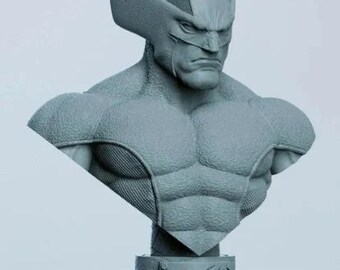 Wolverine Bust Stl Files - Etsy