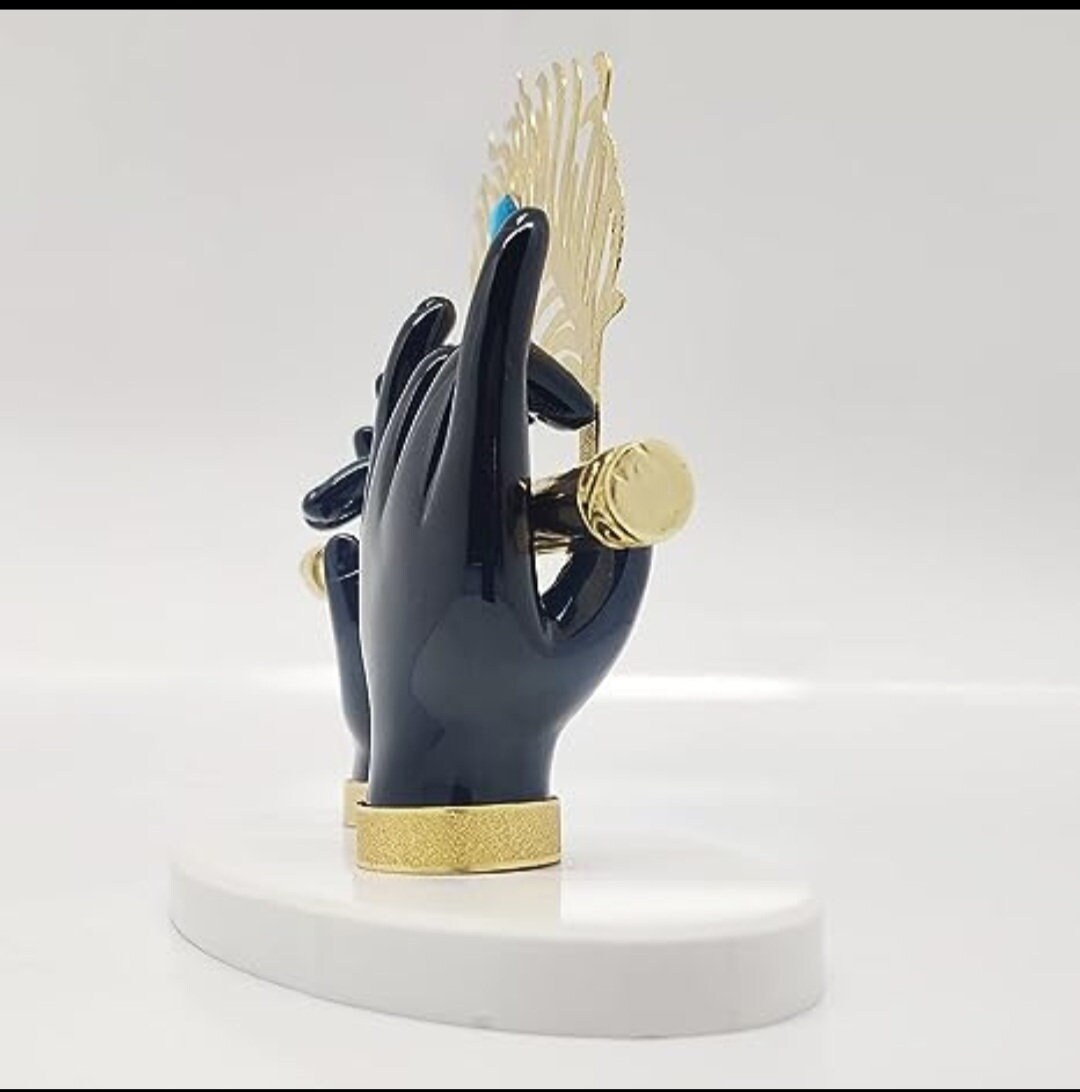 Gold Plated Krishna Ji Hands With Flute Figurine24k Gold - Etsy