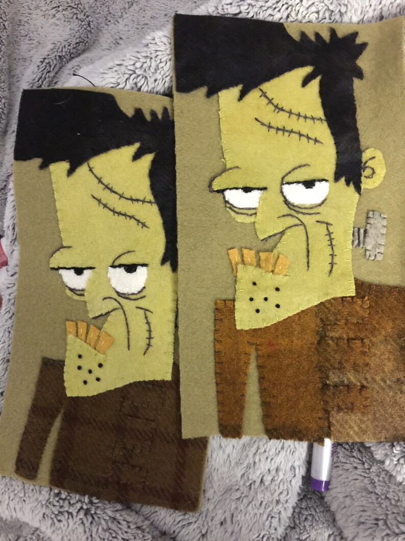 Wool Applique Pattern frankie Stitches - Etsy