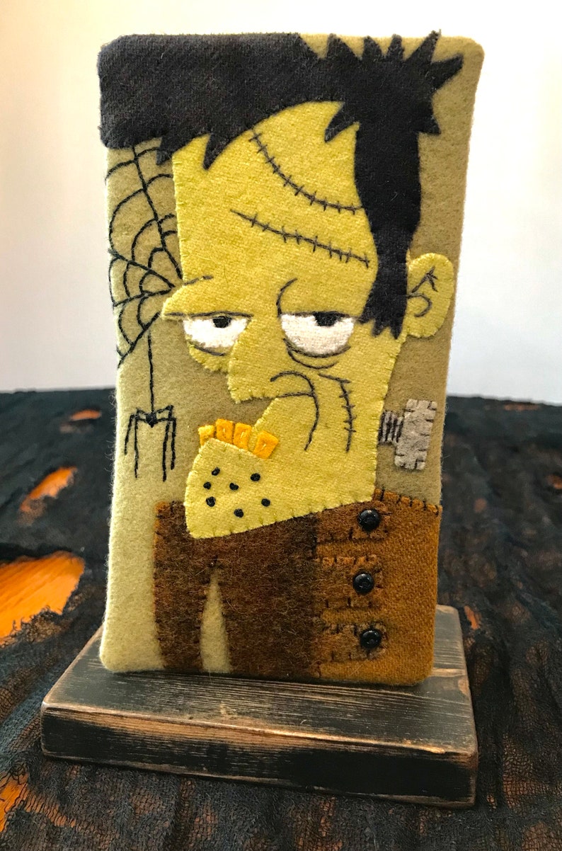 Wool Applique Pattern “frankie Stitches” - Etsy