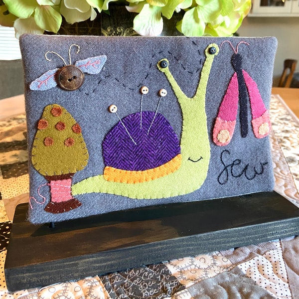 Wool Applique Pincushion Pattern - Etsy