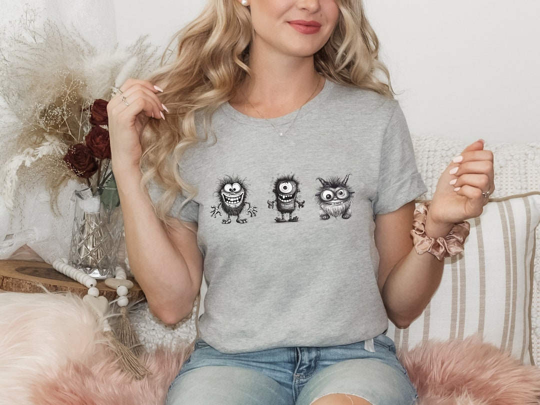 Cute Monsters T-shirt, Cute Monster Shirt, Monster Tees, Adorable ...