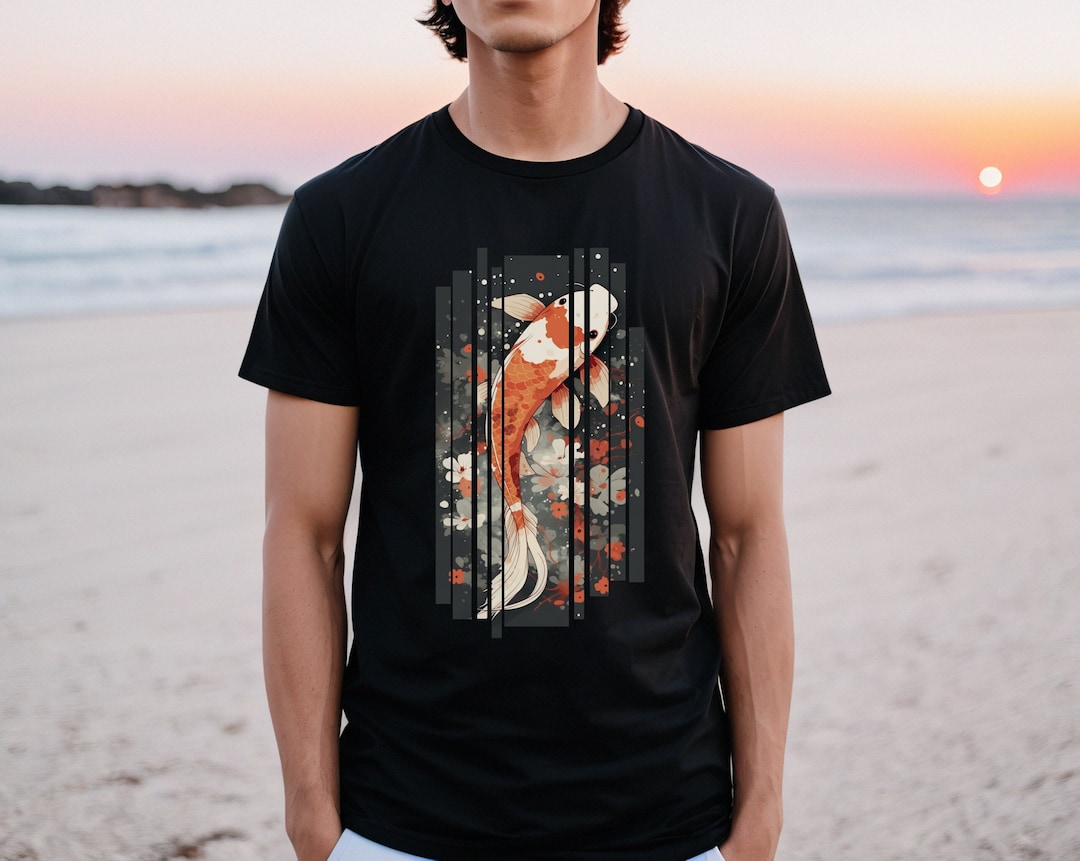 Koi T-shirt, Koi Fish Shirt, Fish Shirt, Animal Shirt, Graphic Shirt ...