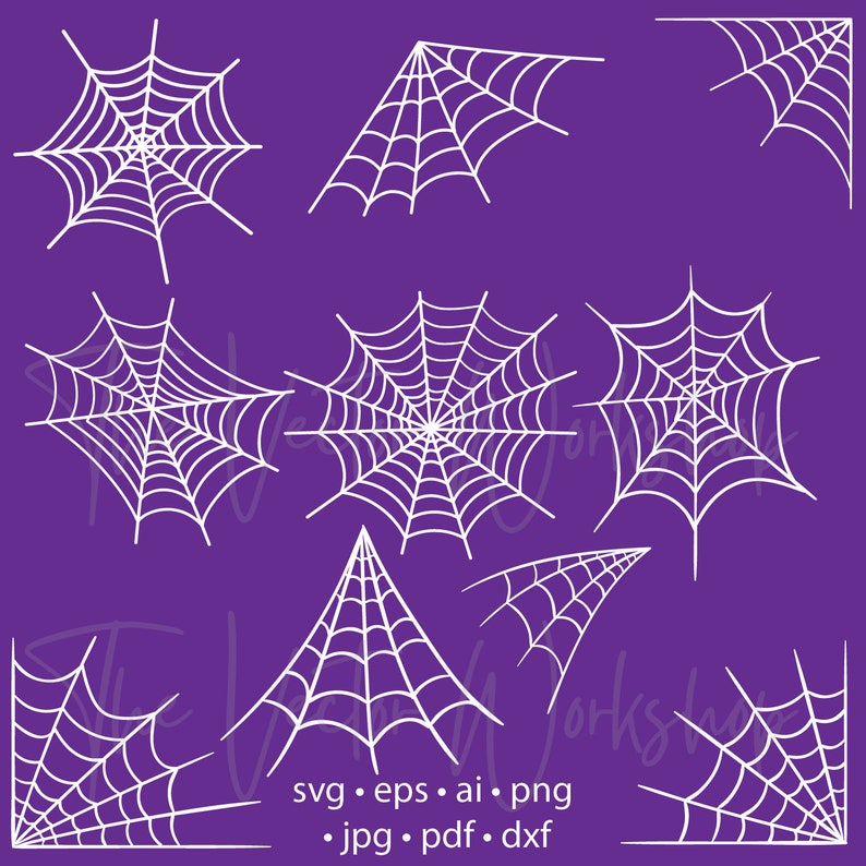Cobweb SVG Bundle: Spooky Halloween Decor (digital Download) - Etsy