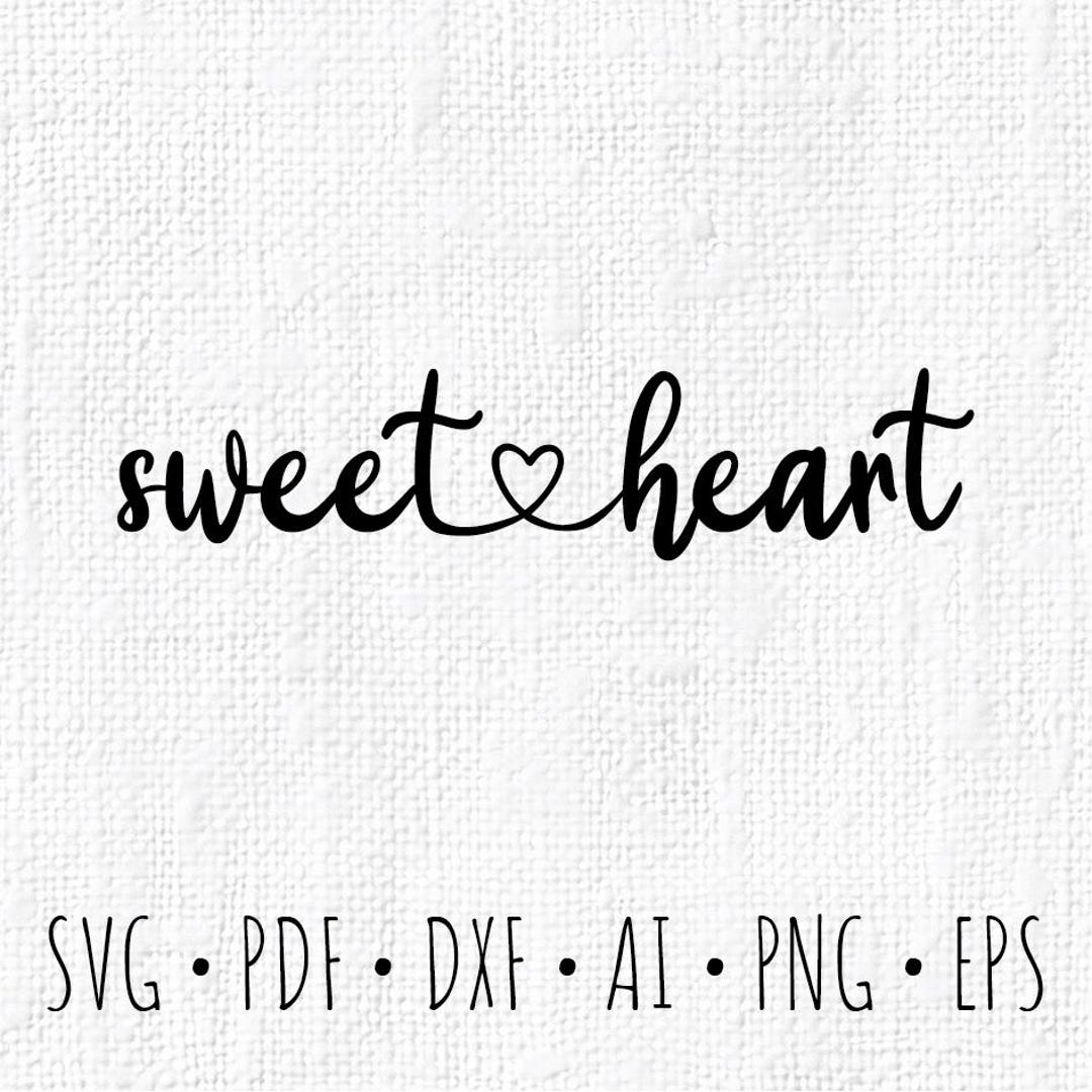 Sweetheart SVG, Valentine Day Shirt Svg, Svg Bundle, Cute Valentines ...