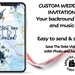 Custom Animated Wedding Invitation Video Personalized Save the Date ...