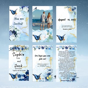 Custom Animated Wedding Invitation Video Personalized Save the Date ...
