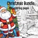 100-page Christmas Wonderland Coloring Book - Festive Scenes for Adults ...