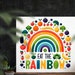 Eat the Rainbow Digital Art, Vibrant Nutrition Education Decor ...