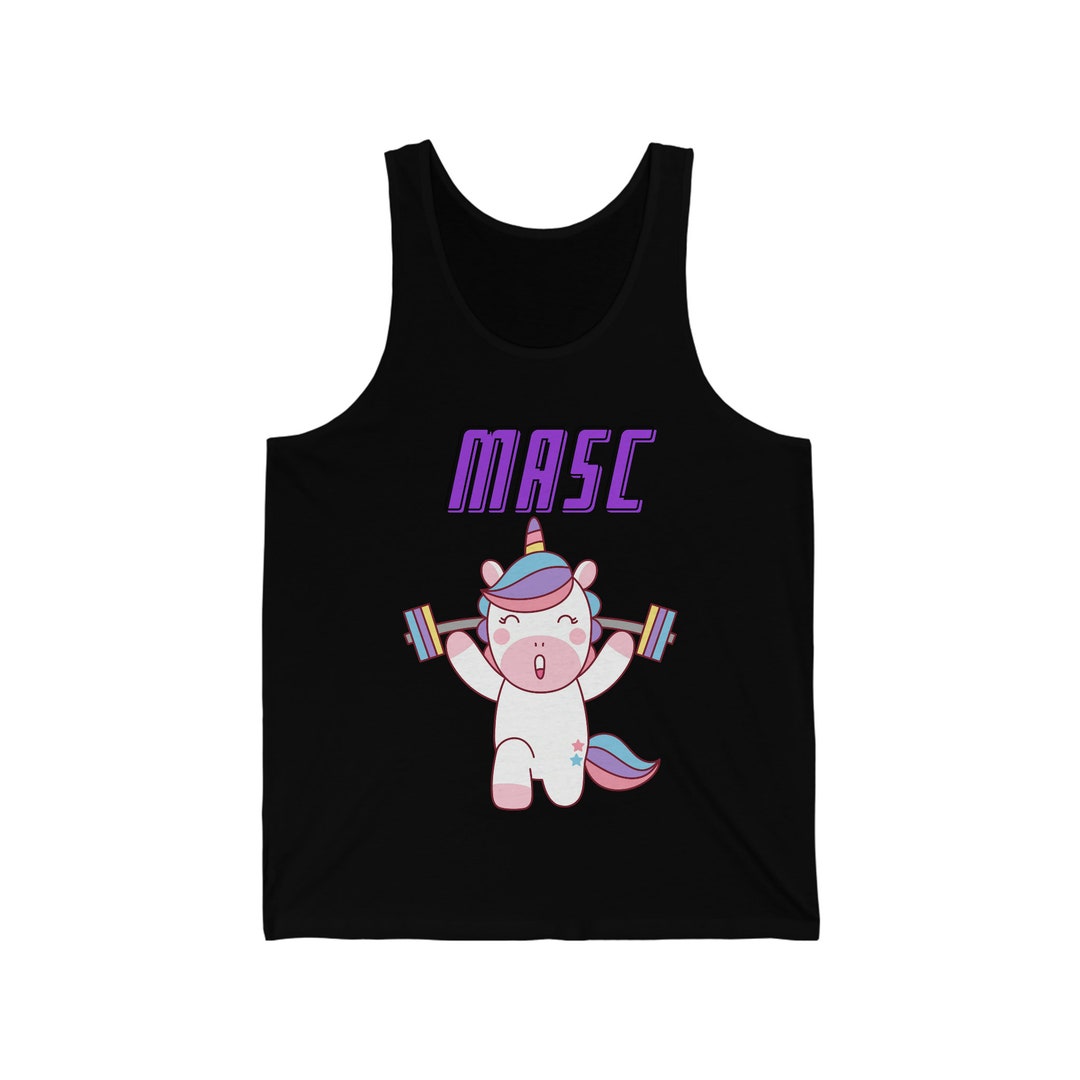 Masc Unicorm Masc Femme Non-binary Unisex Heavy Cotton Tank Top Funny ...