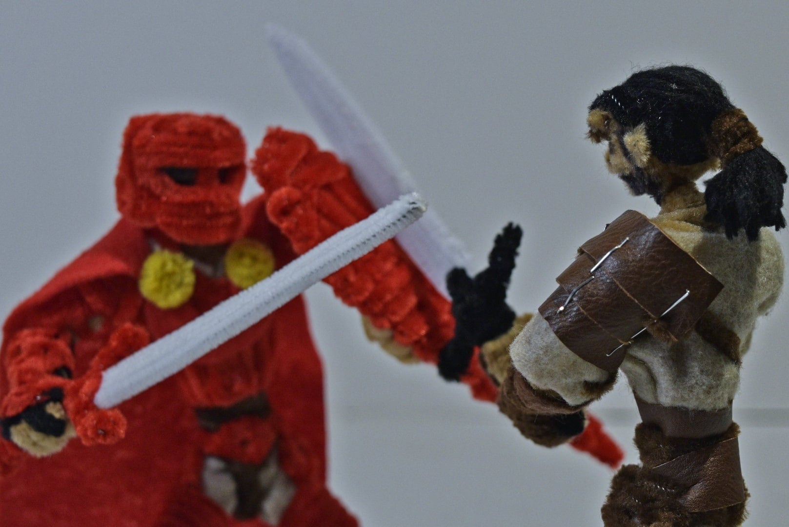 Pipecleaner Action Figure (red Knight) - Etsy