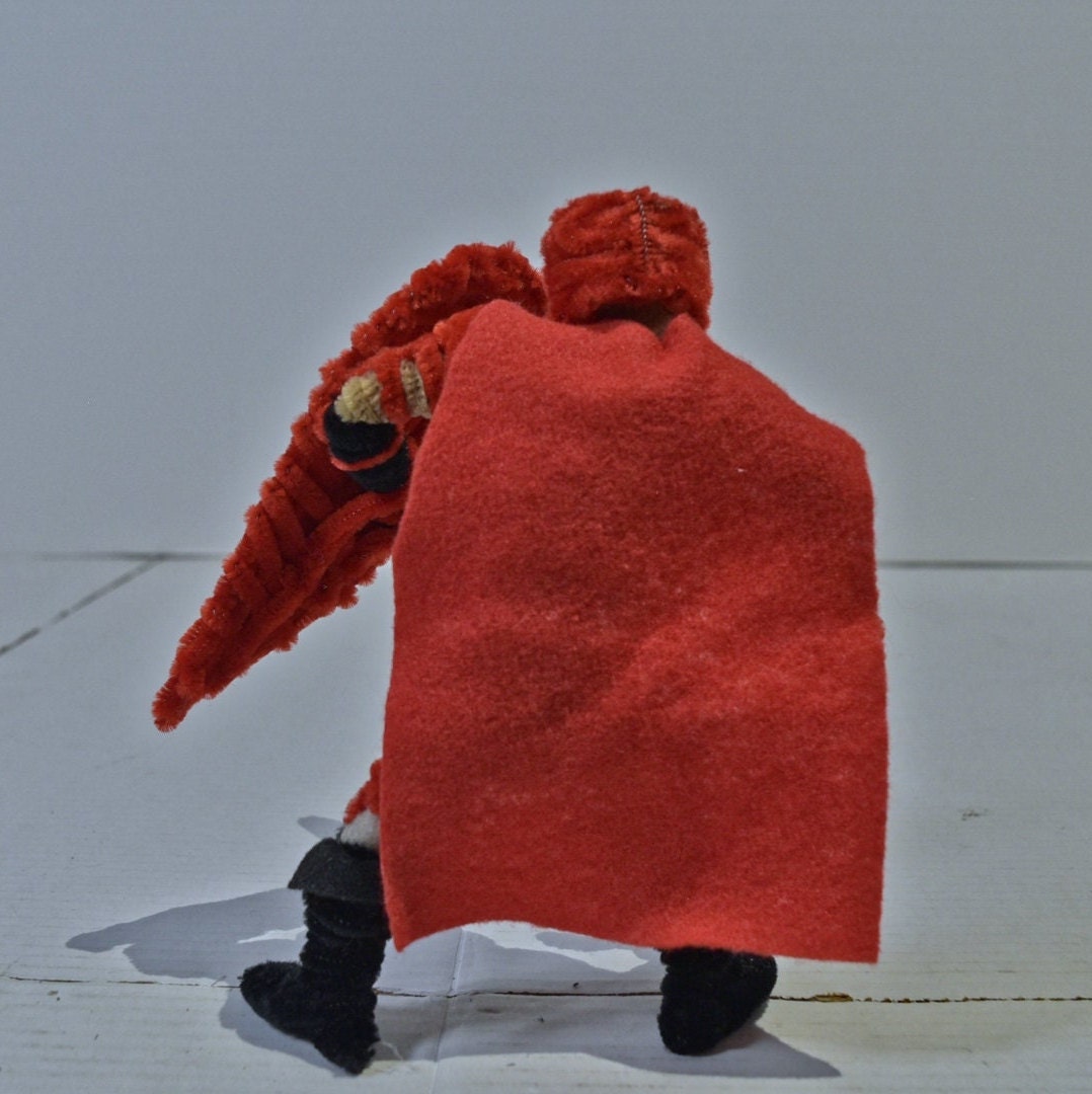 Pipecleaner Action Figure (red Knight) - Etsy