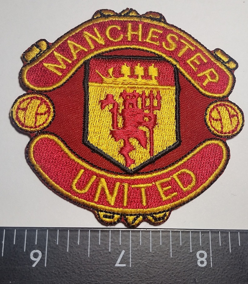Manchester United Football Red Team Embroidery Iron on or Sew - Etsy