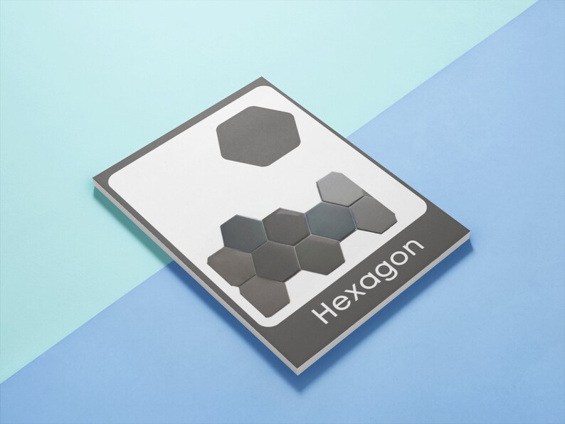 Geo Shape Flashcards Printable & Instant Download for Kindergarten ...