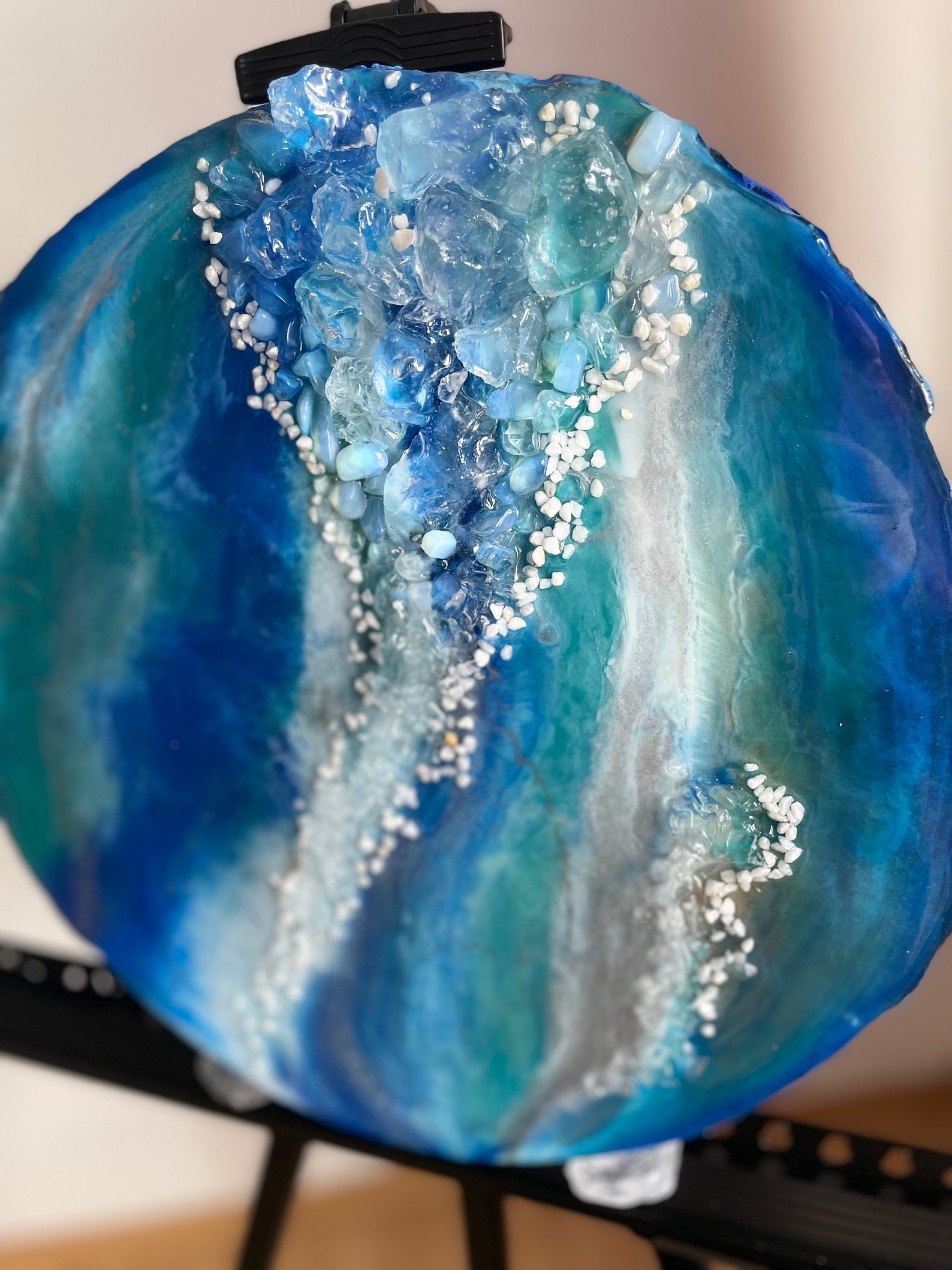 EPOXY WALL ART, Resin Ocean Art, Add Dimension to Your Walls With 3D ...