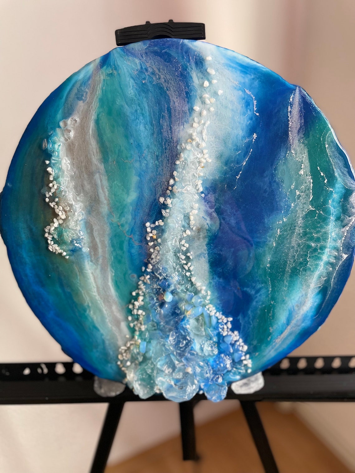 EPOXY WALL ART, Resin Ocean Art, Add Dimension to Your Walls With 3D ...