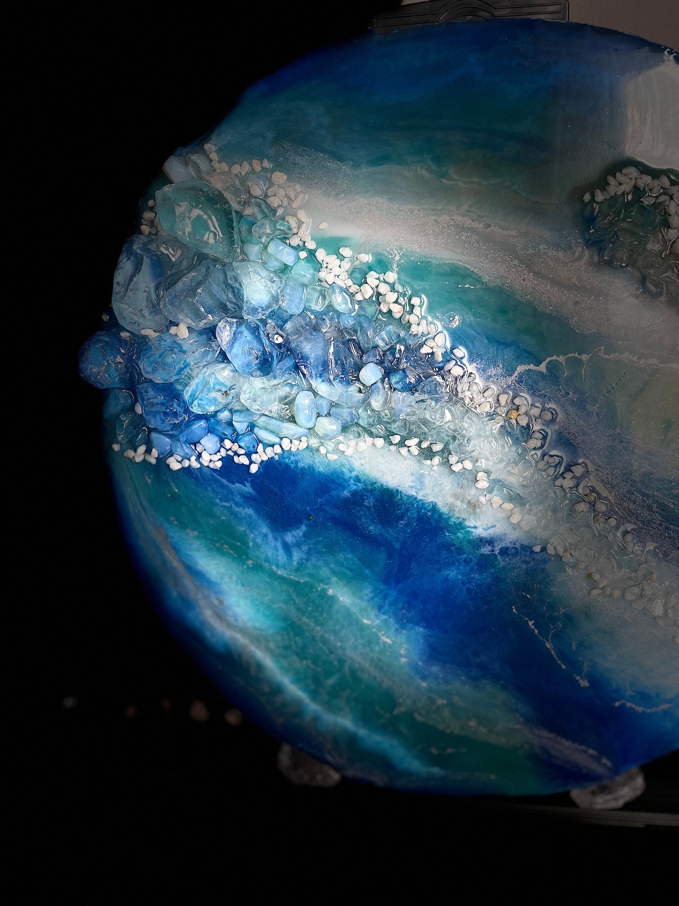 EPOXY WALL ART, Resin Ocean Art, Add Dimension to Your Walls With 3D ...