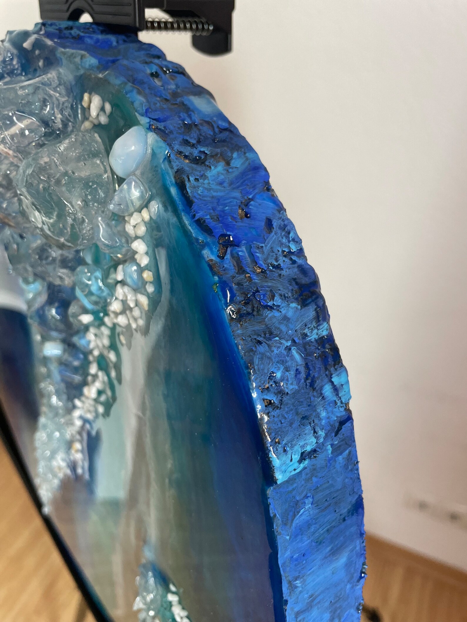 EPOXY WALL ART, Resin Ocean Art, Add Dimension to Your Walls With 3D ...