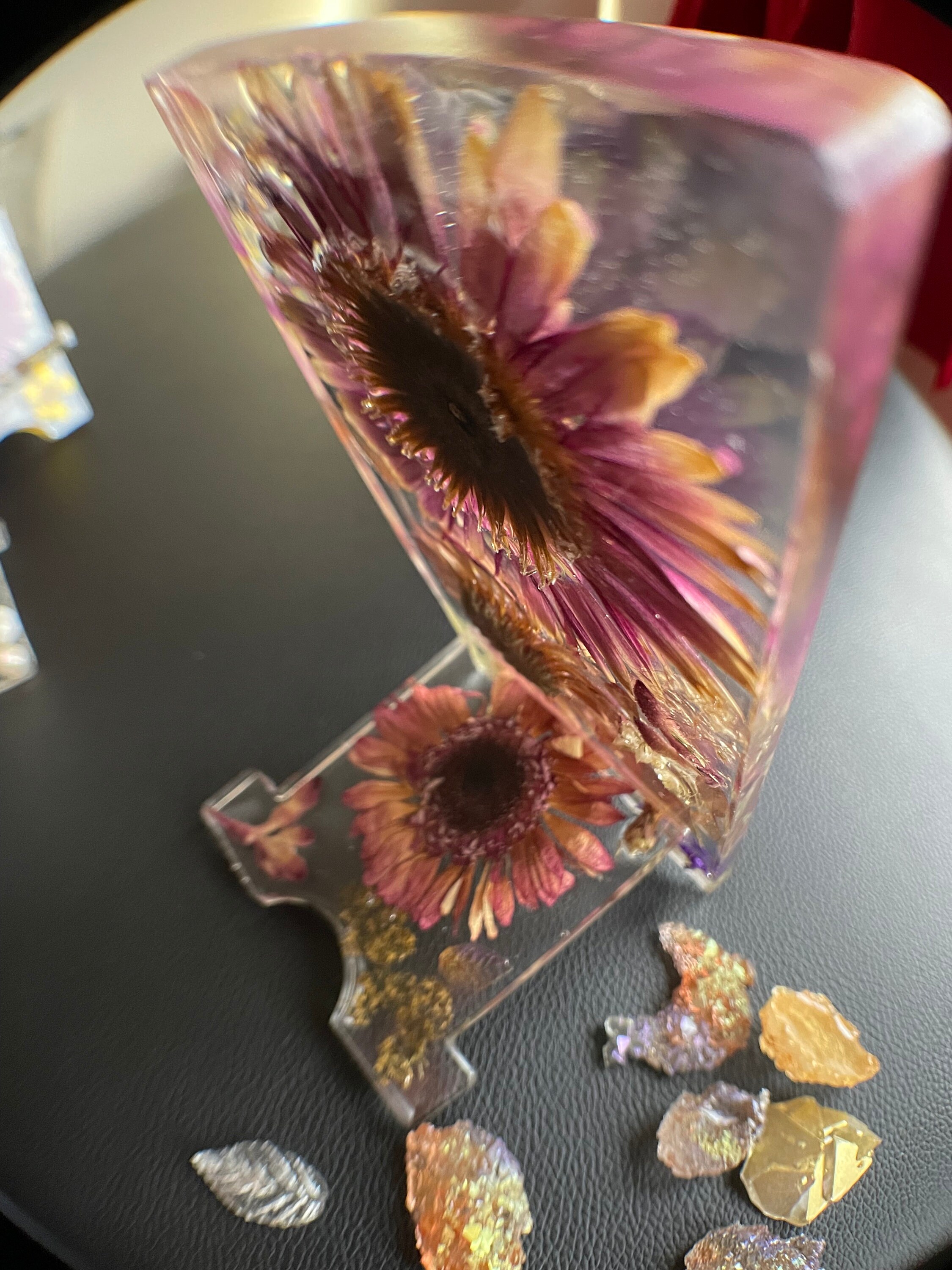 Phone Stand, Transparent Phone Stand, Epoxy Resin Phone Stand, Phone ...