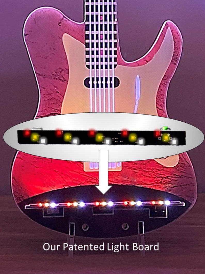 Electric Guitar Light Display - Etsy
