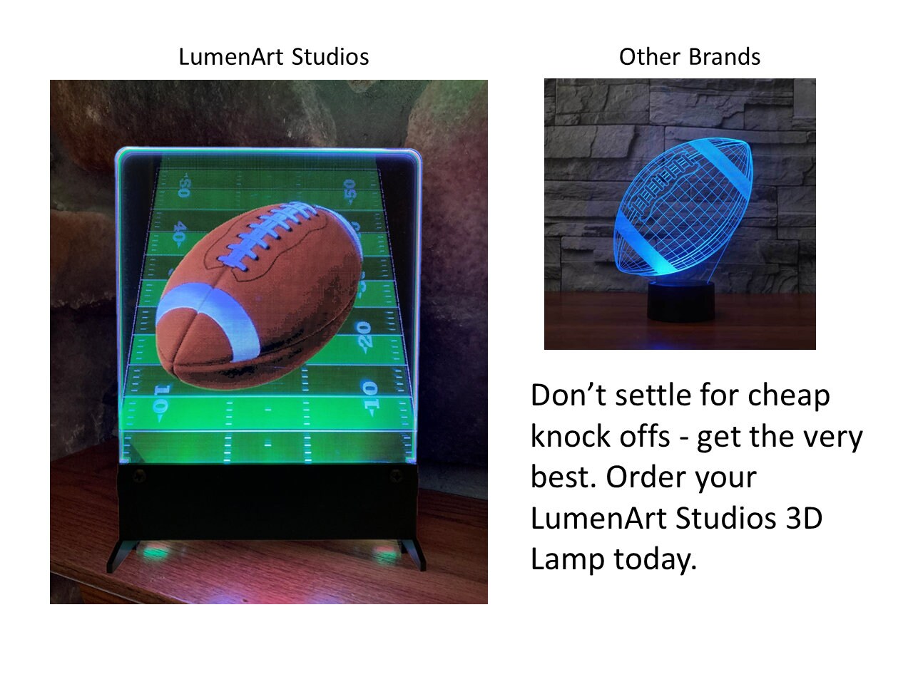 Football LED Light Display - Etsy