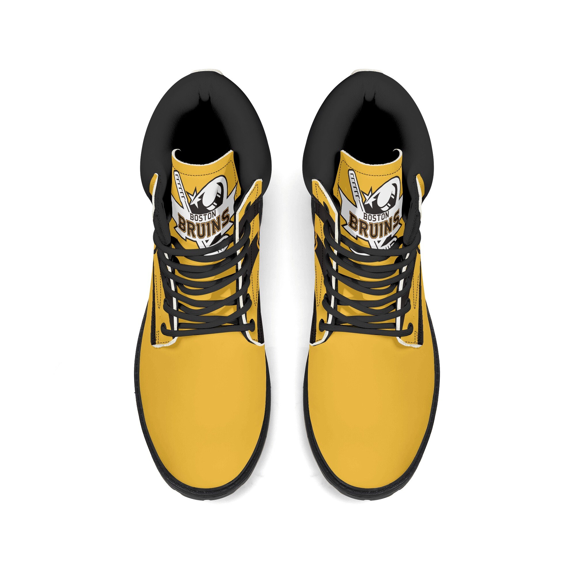 Boston Bruins Inspired Leather All Season Boots - Etsy