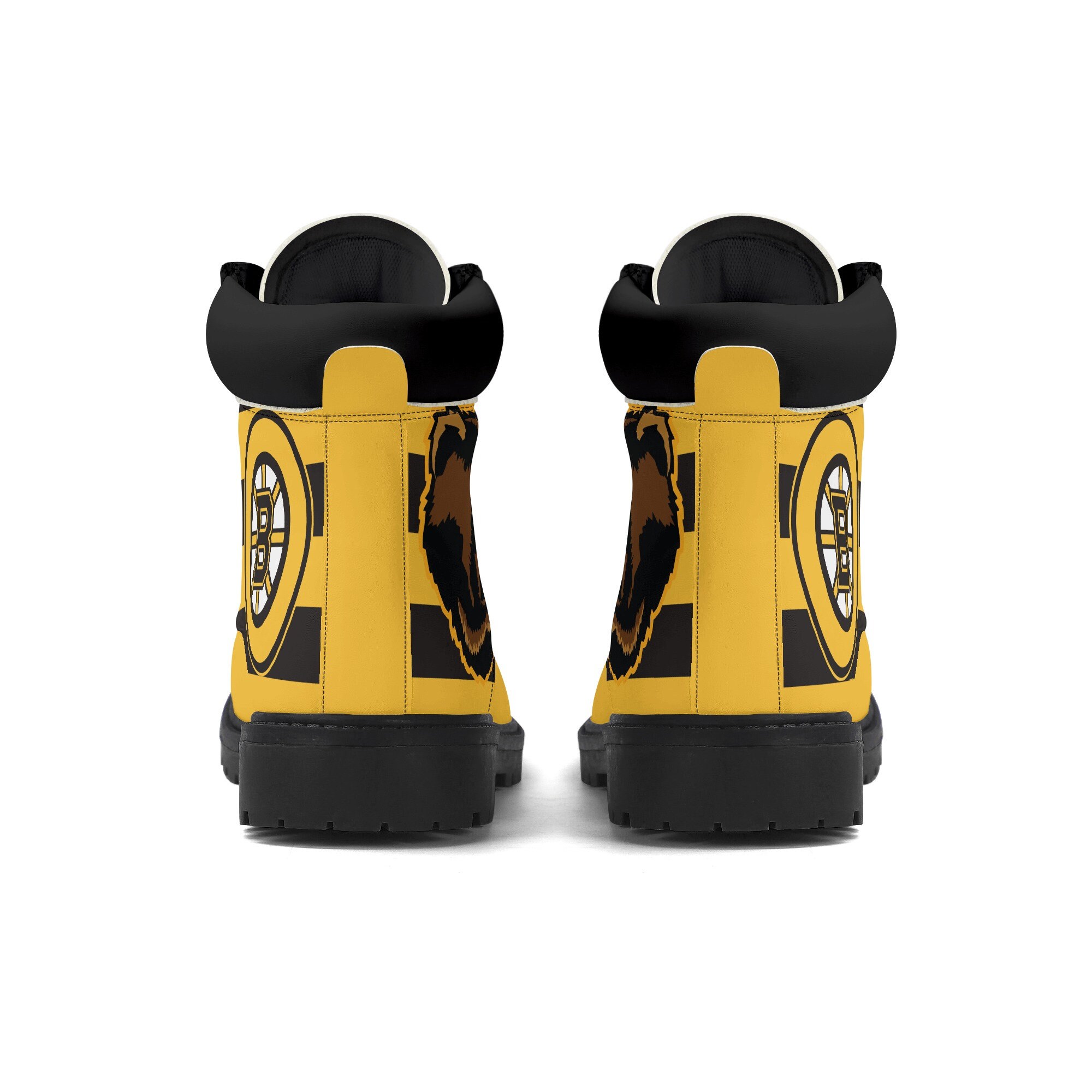 Boston Bruins Inspired Leather All Season Boots - Etsy